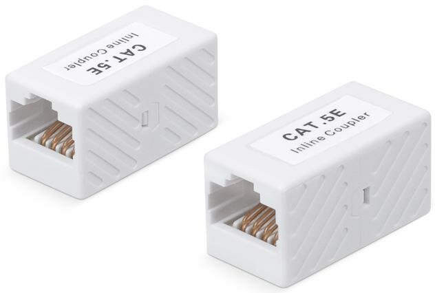 Соединитель проходной 8P8C (RJ-45) UTP кат.5Е mini PCB Gigabit SUPRLAN 10-0330