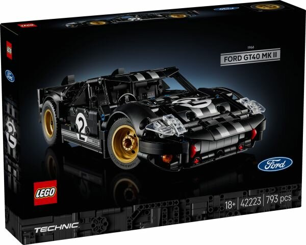Lego 42223 Technic Ford GT40 MKII Race Car