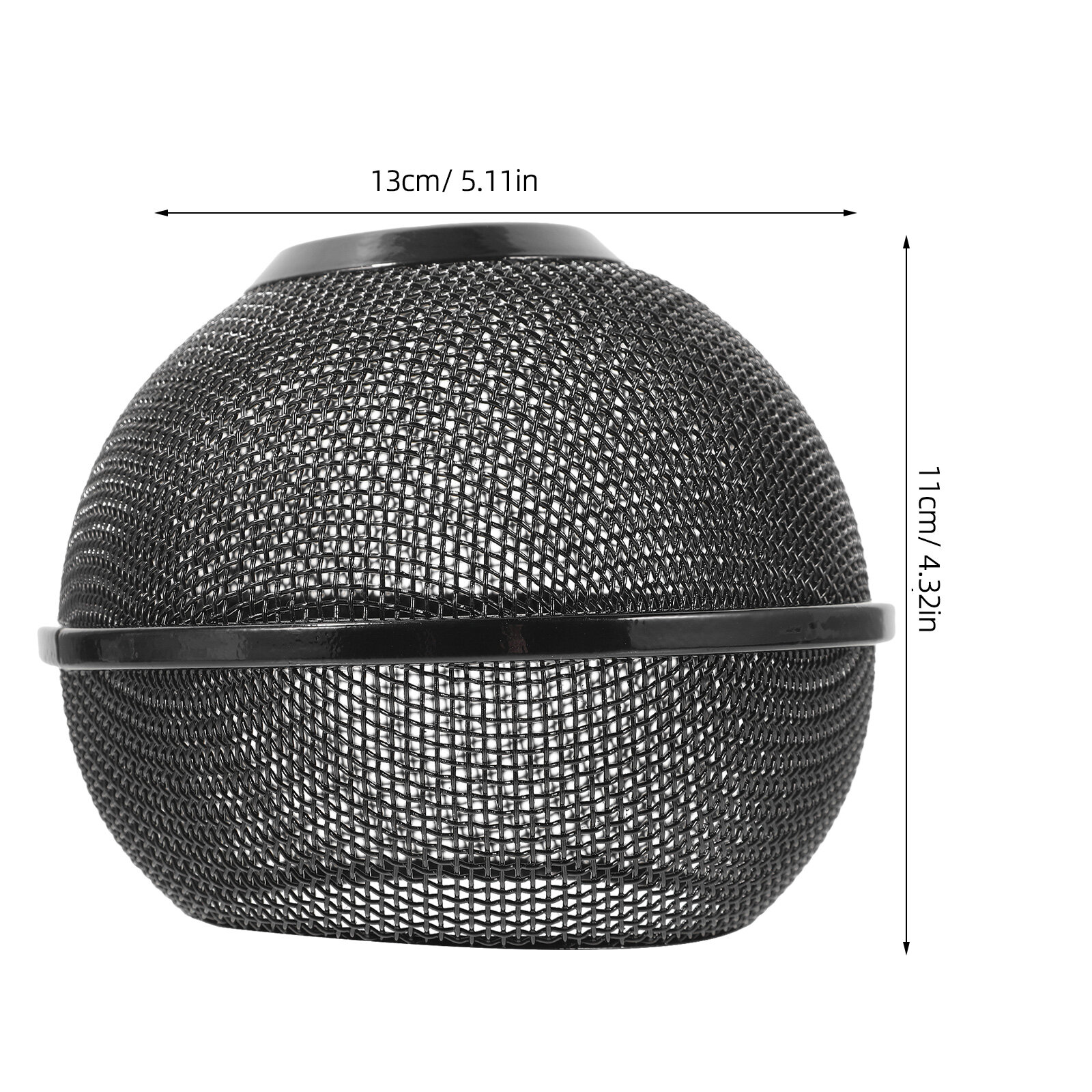 Черный Железный Пendent Lamp Shade С Классическим Дизайном Для Лампочек Размер 12.00X12.00X11.00Cm