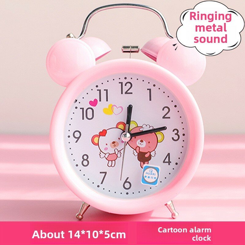 Alarm clock cute cartoon animal with talking feature for kids room decor