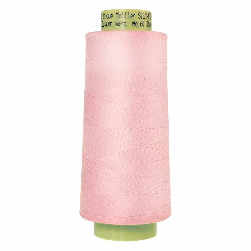 Нить для машинного квилтинга METTLER "Silk Finish", Cotton 60, 2743 м, цвет 0085, Parfait Pink