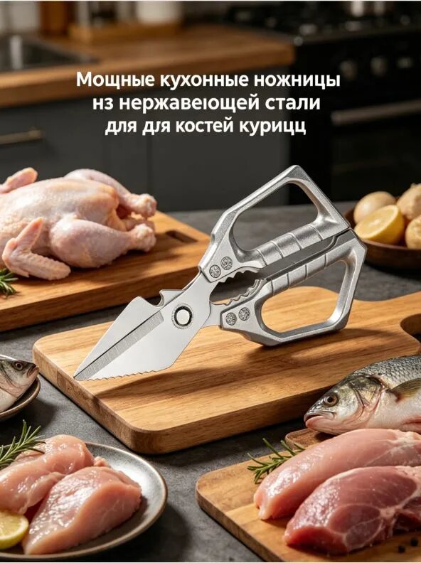 Ножницы 22.7 см, 1 шт.