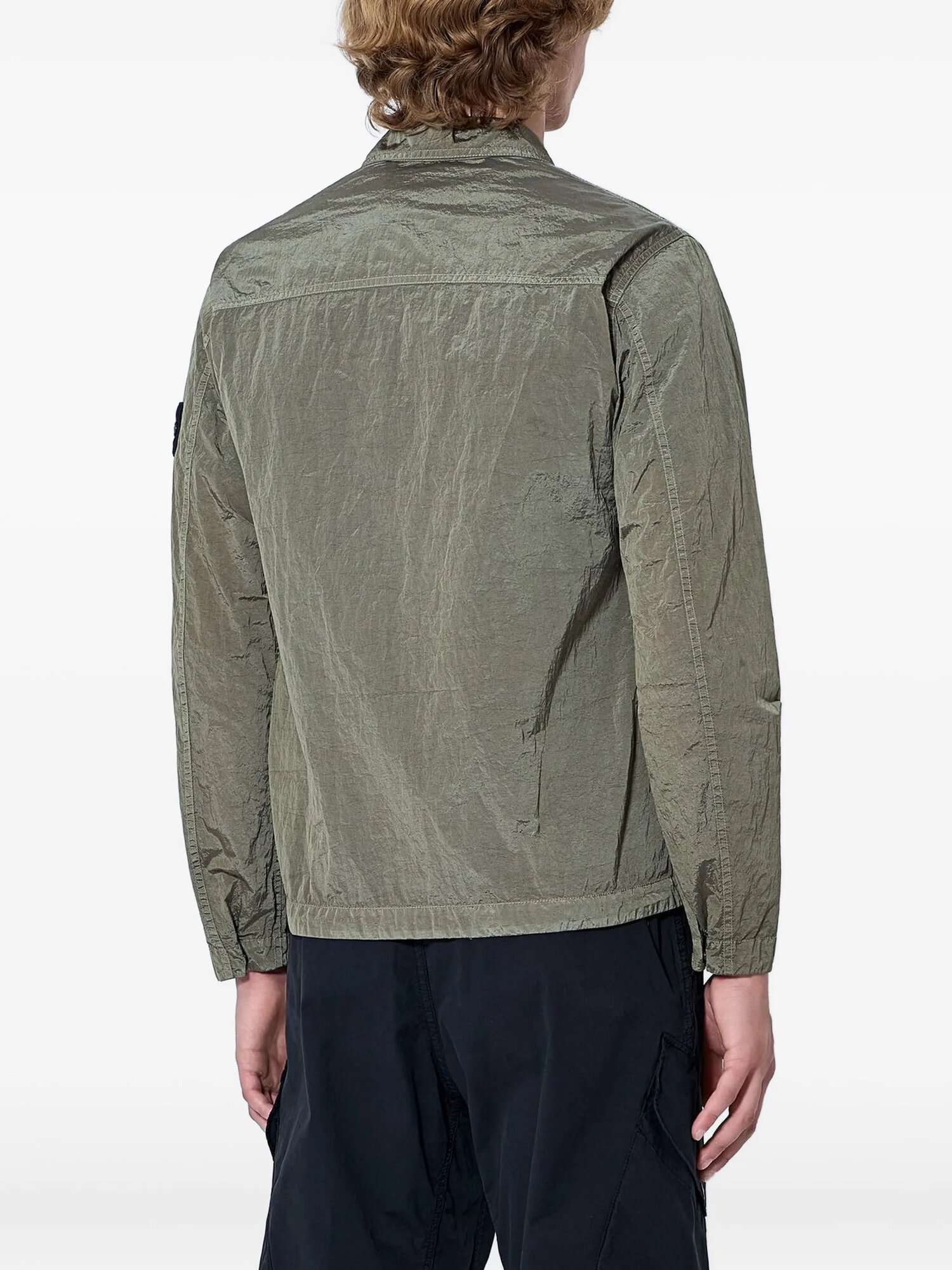 Куртка Stone Island Zip-up patch-pocket jacket, размер 3XL — фото 1
