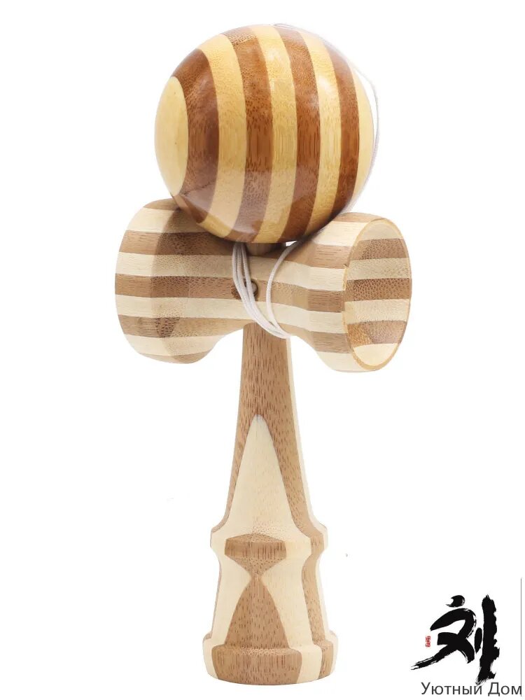Кендама Деревянная Профессиональная Kendama Profi - бесцветная