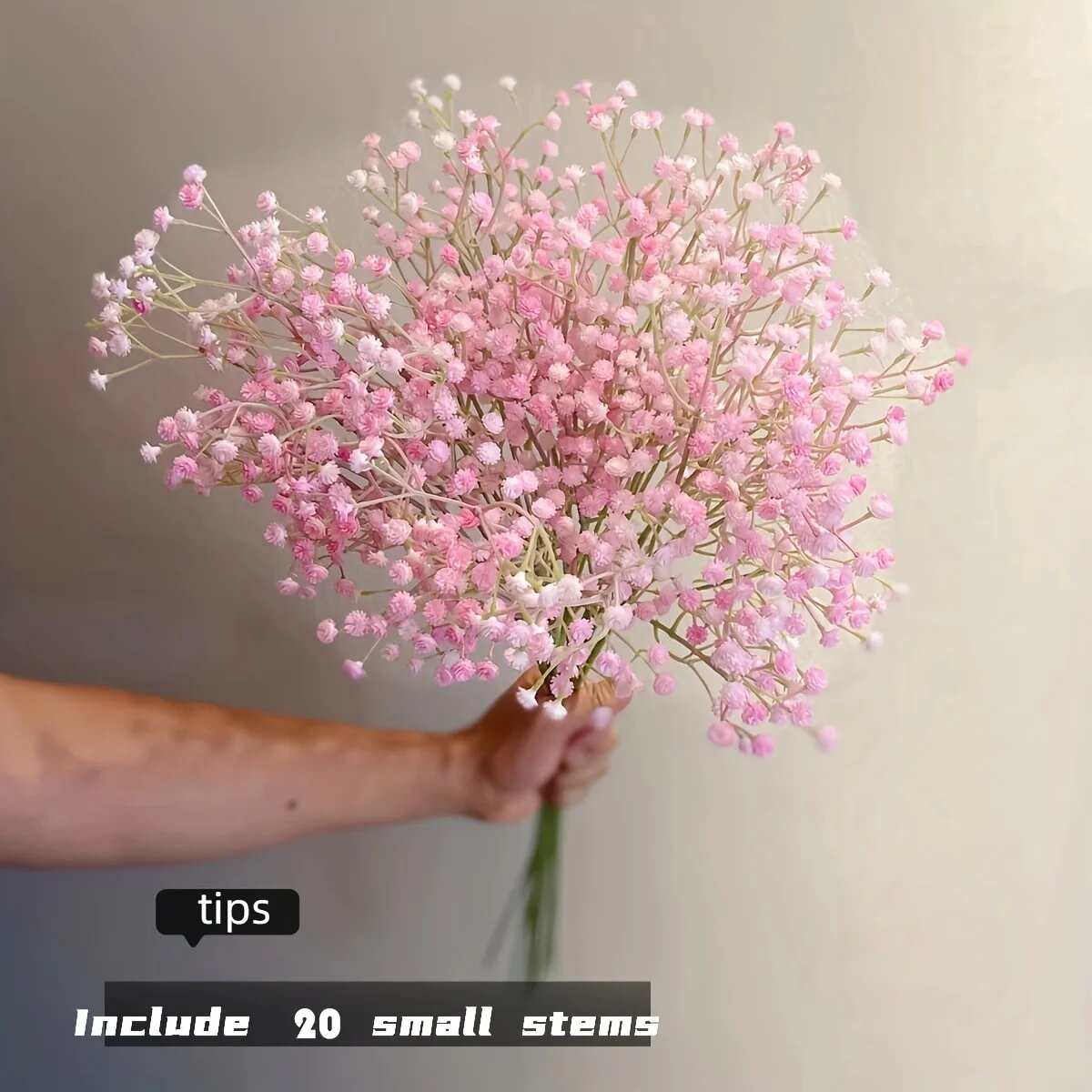 Искусственные цветы для свадьбы Розовый, Pink 20pcs