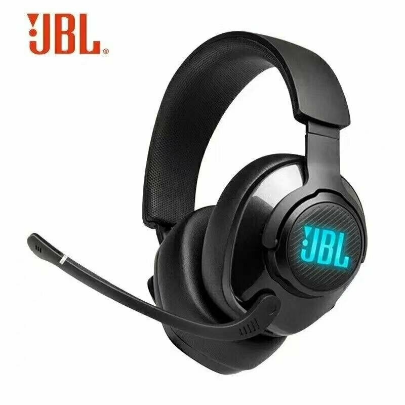 Наушники JBL Quantum 400 Black проводные игровые со съемным микрофоном