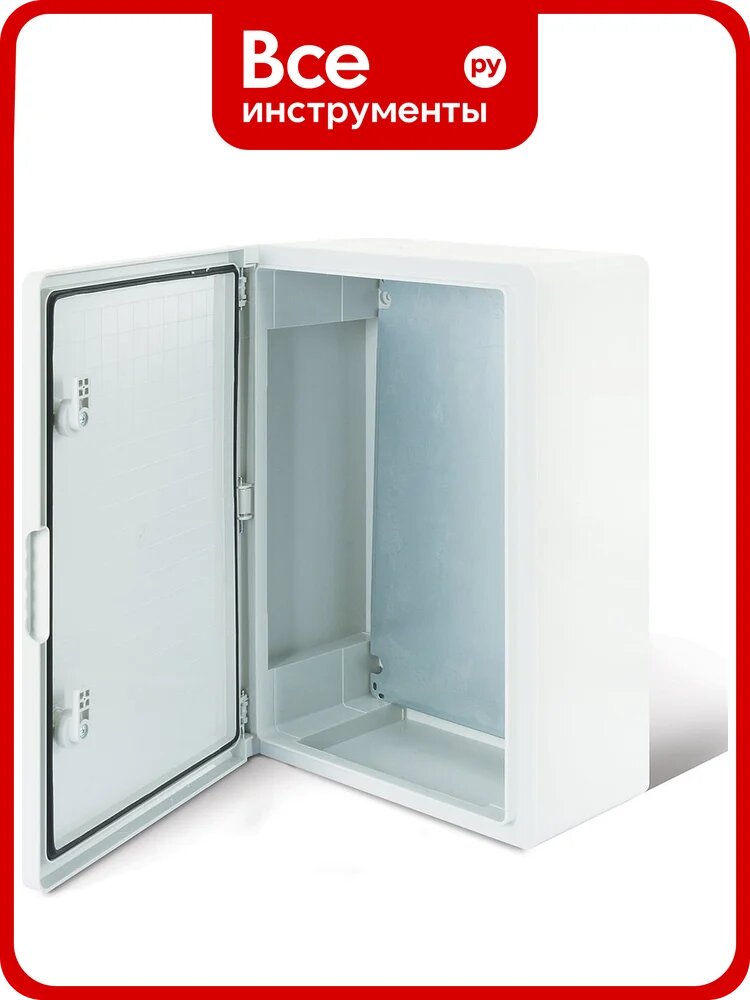 Щит с монтажной панелью REXANT пластиковый ЩМПп 500x400x180 мм ABS УХЛ1 IP65 11-0404