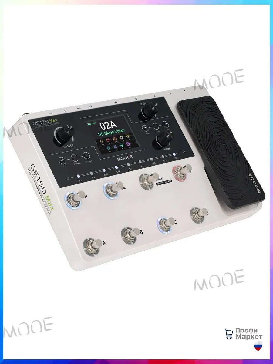 MOOER GE150 Max/Max Li Гитарный эффект-педаль, 80-секундный