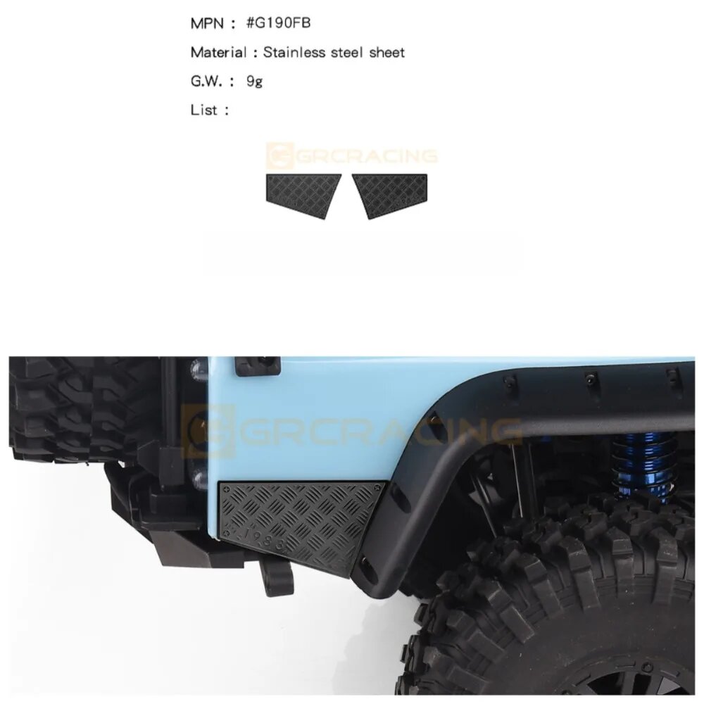 Металлическая декоративная модификация для RC автомобиля MJX H8H Land Rover Defender