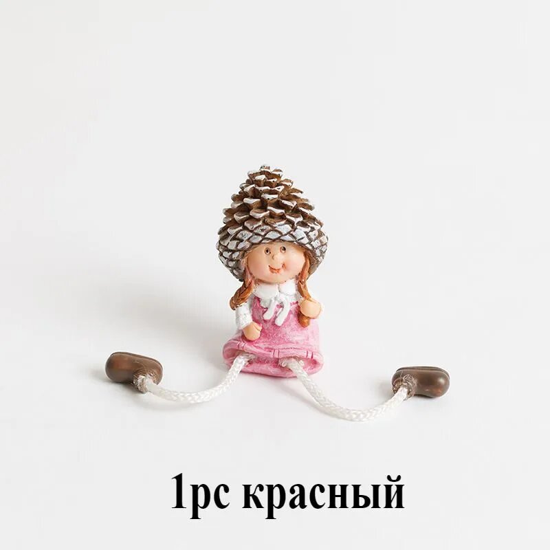 Сувенирная красный, высота 7 см, длина 7 см