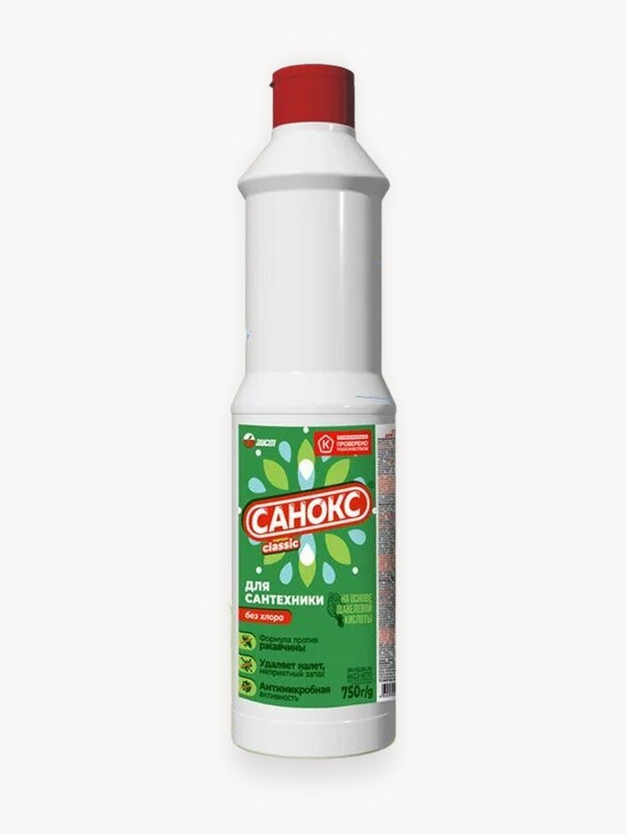 Специальное чистящее средство для сантехники Санокс 750 г, х 1шт