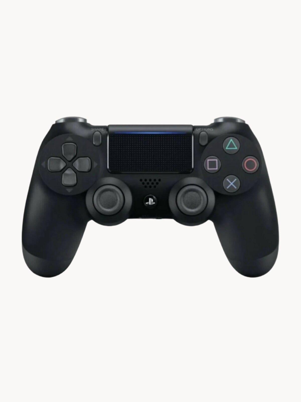 Беспроводной Bluetooth геймпад для PlayStation 4. Джойстик совместимый с PS4, PC и Mac, устройства Apple, устройства Android, черный