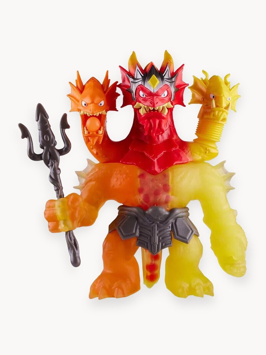 Гуджитсу Игровой набор Неистовый Вулканический Царь Гидра Стретч Страйкерс тянущаяся фигурка GooJitZu