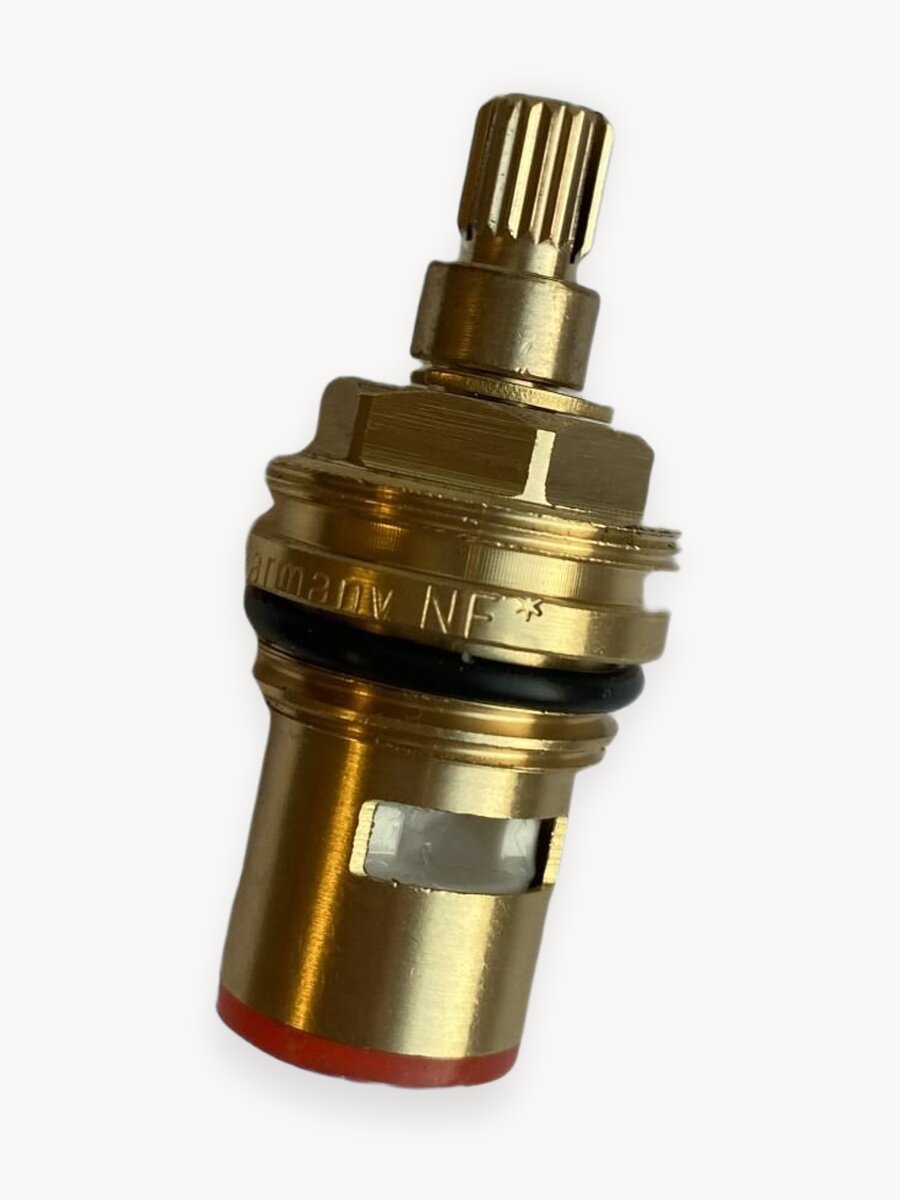 Кран-букса, для смесителей, 1/2", латунь, с керамическими пластинами, 58 г