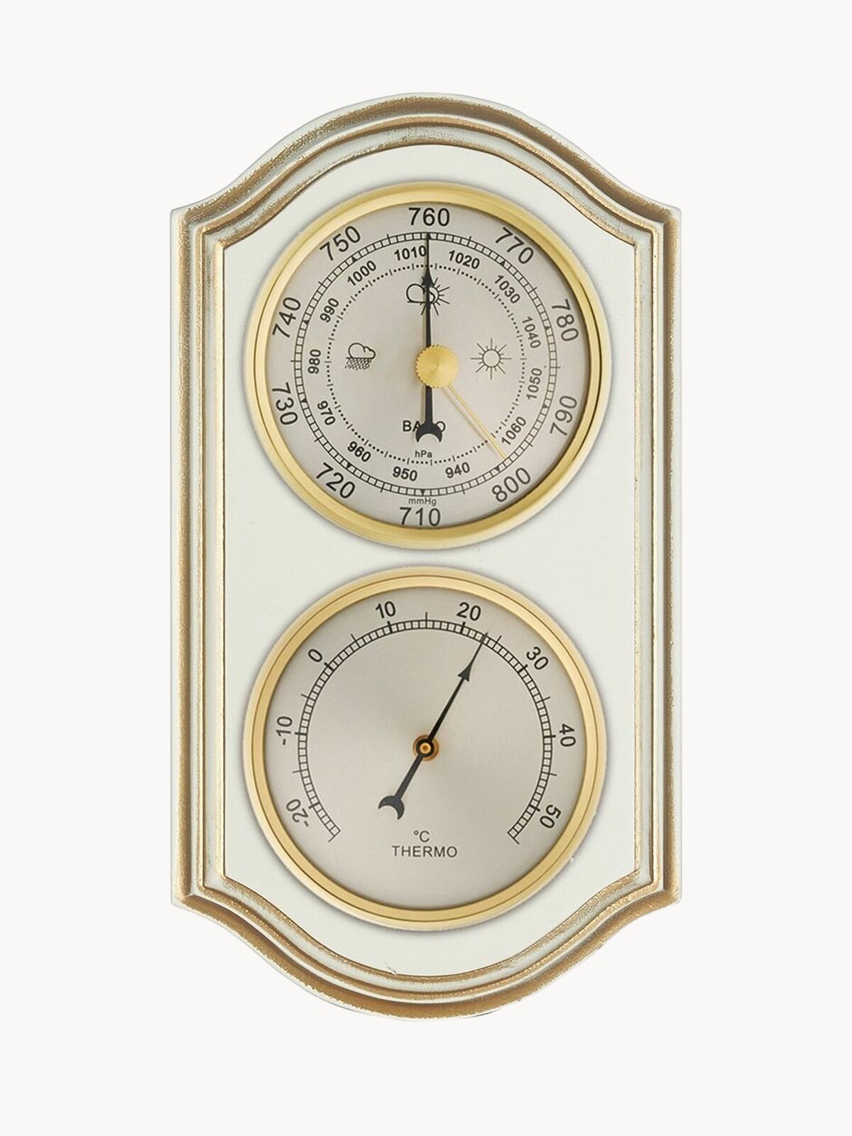 Барометр настенный с термометром Бриг БМ92001-1-ЭП . Натуральное дерево.