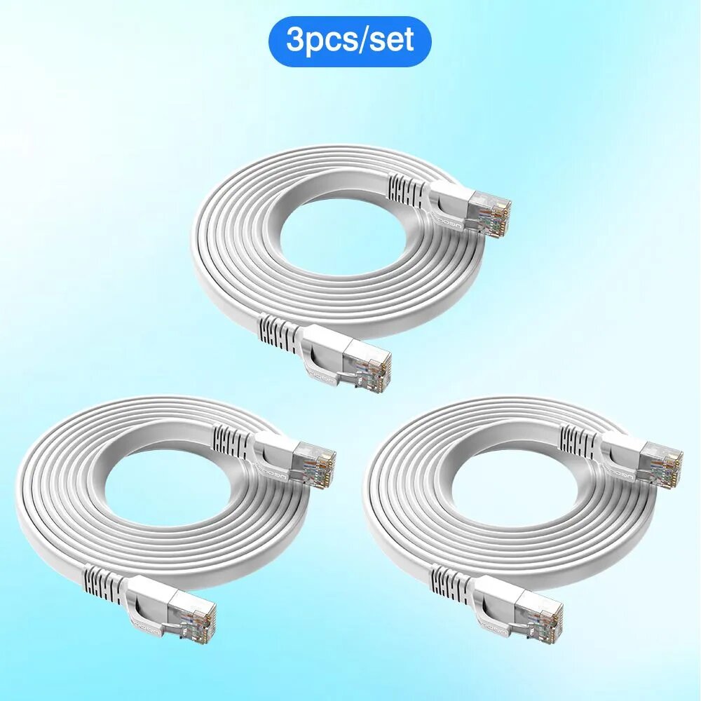 UGOURD Кабель для интернет-соединения RJ-45/RJ-45, 0.5 м, белый