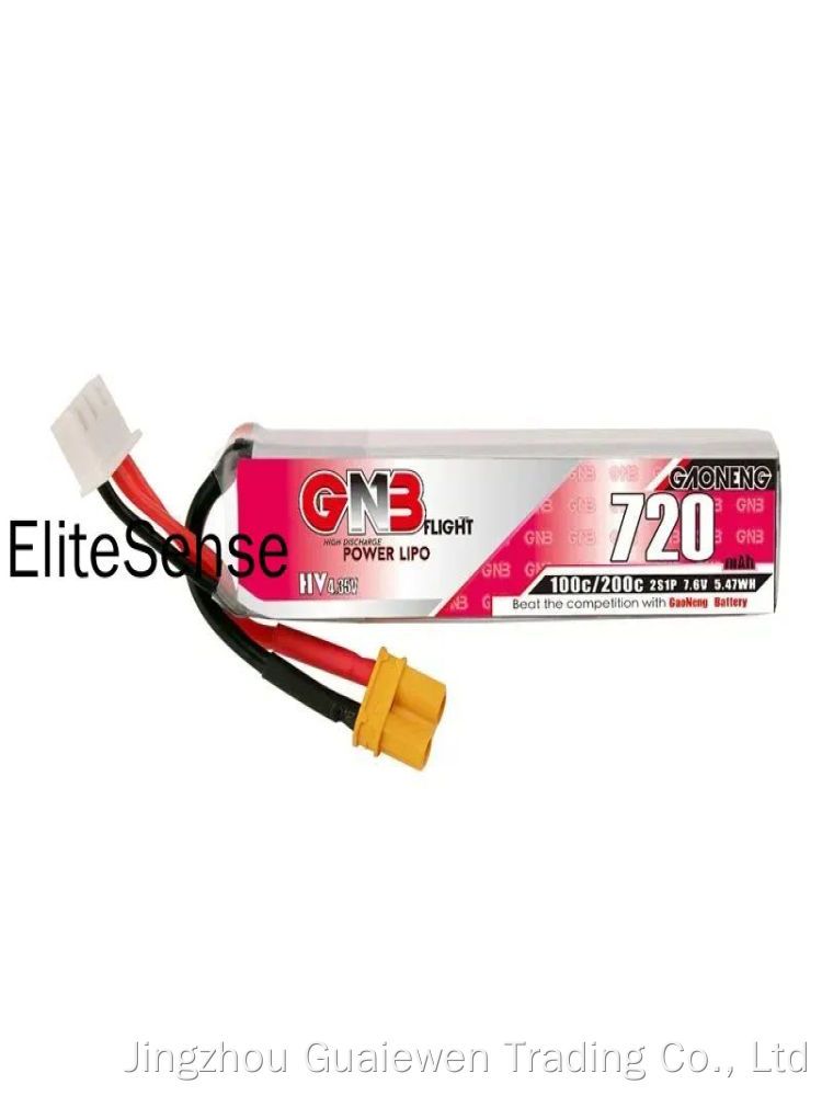 1-10Pcs/Set GAONENG 2S HV Lipo Батарея 720mAh 7.6V 100C/200C XT30U-F Plug