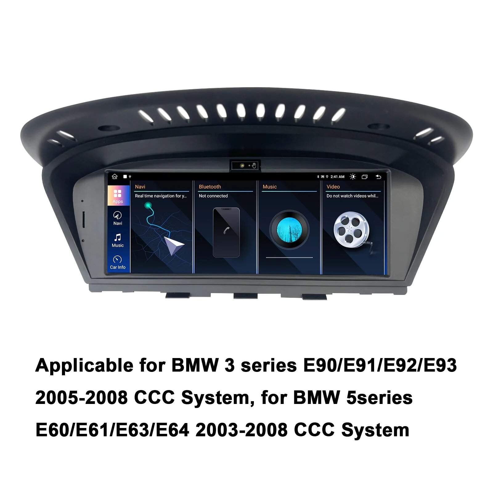 Автомобильное радио Android для BMW 3/5 серии E60/E63/E64/E90/E91/E92/E93 CCC-экран Carplay Android Auto, iDrive, жест, GPS, 64G