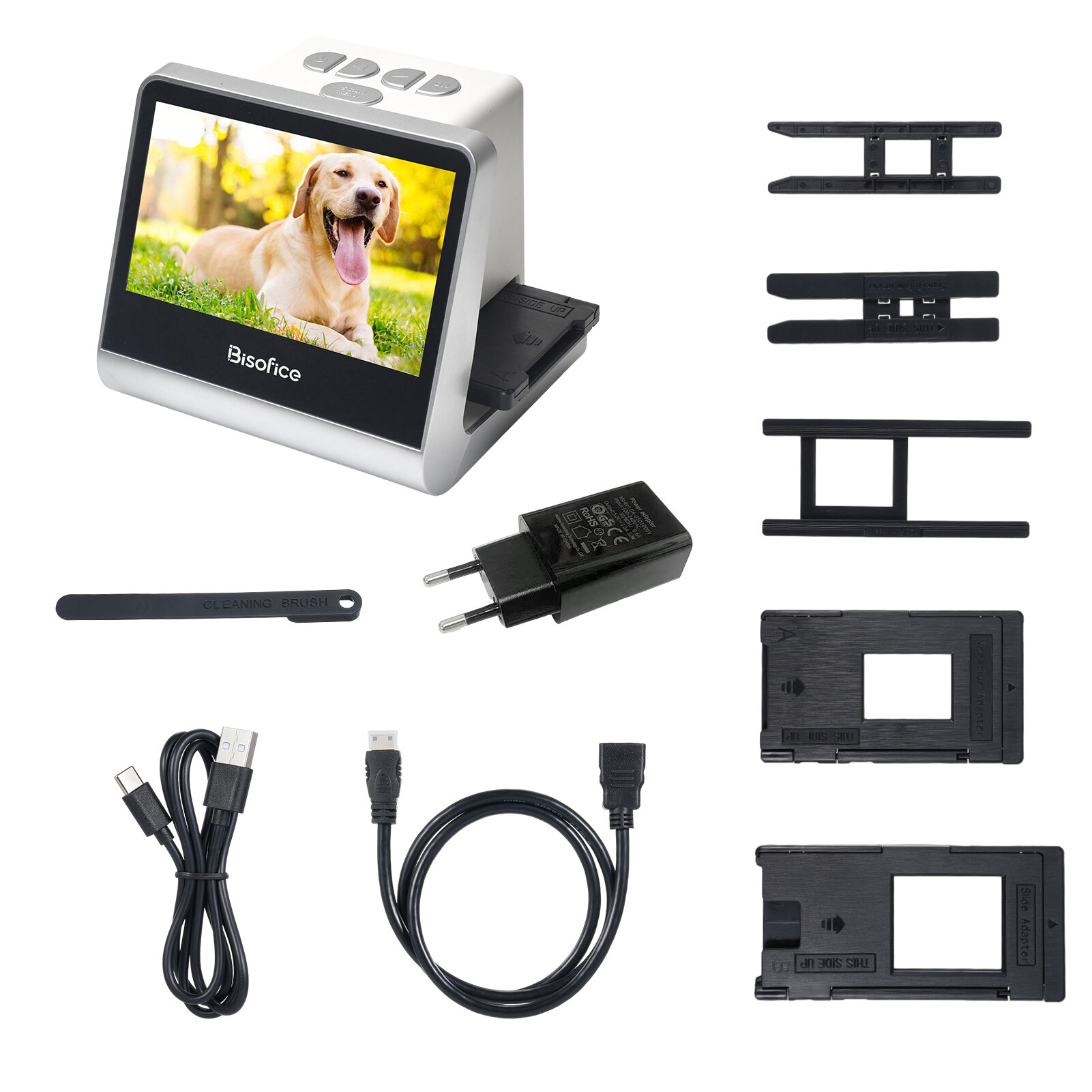 Сканер пленки и слайдов для 135 пленки (36*24 мм)/126Kpk/110 Film/Super8/Monochrome/Slide с цифровыми фотографиями JPEG встроенные 16 ГБ