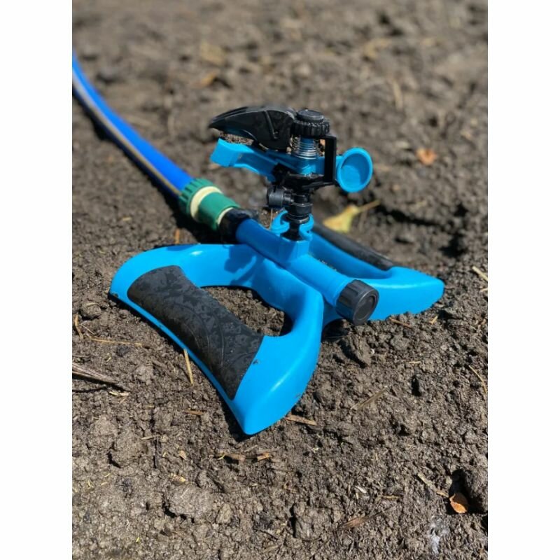 Дождеватель (разбрызгиватель) импульсный, под коннектор, на подставке, пластик