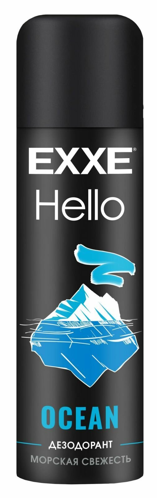 Дезодорант EXXE hello men, аэрозоль ocean, 150 мл