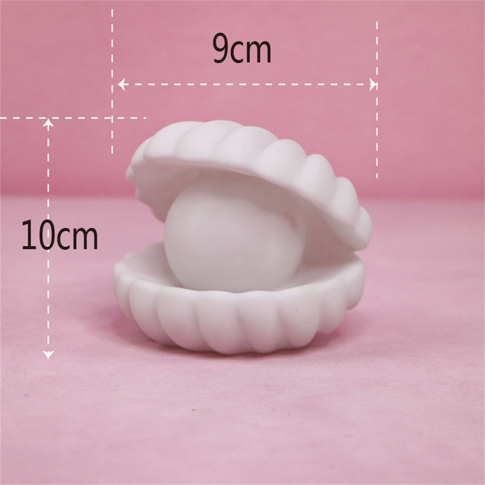 Ночник с жемчужной ракушкой Изысканный ночник с жемчужной ракушкой ручной работы DIY Ремесла Подарок Украшение дома Розовый