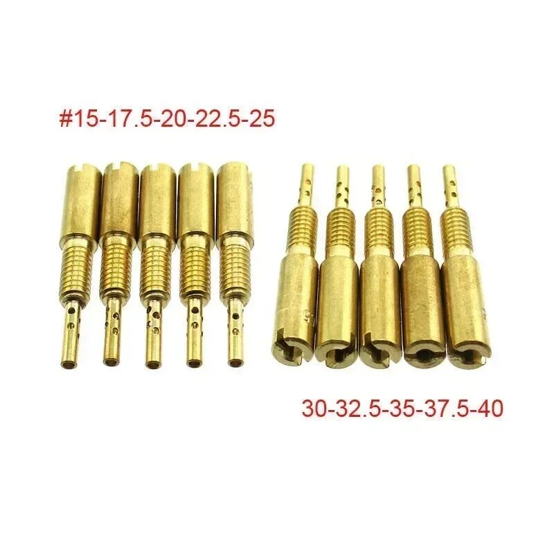 Карбюратор с медленными струями #15-25 #30-40 для Mikuni 34 HS40 HSR VM28/486 TM40, карбюратор Jet #15-17,5-20-22,5-25-30-32,5-3