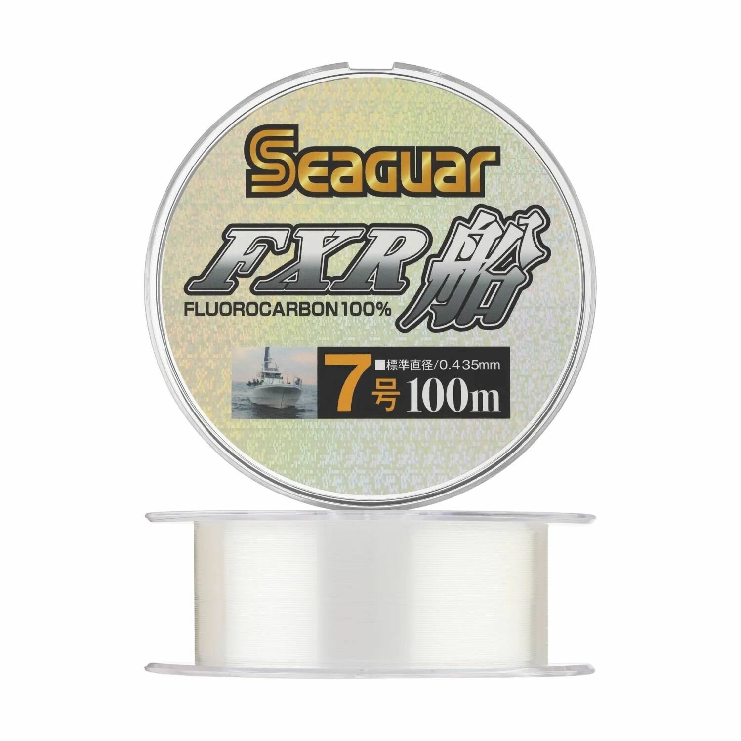 Мягкий флюрокарбоновый материал SEAGUAR FXR fune 100m 0.435 mm 20 lb