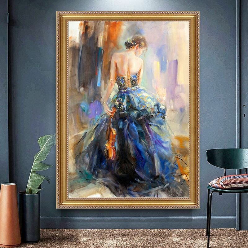 Набор для вышивания крестиком, красивые персонажи,11CT 3 порции