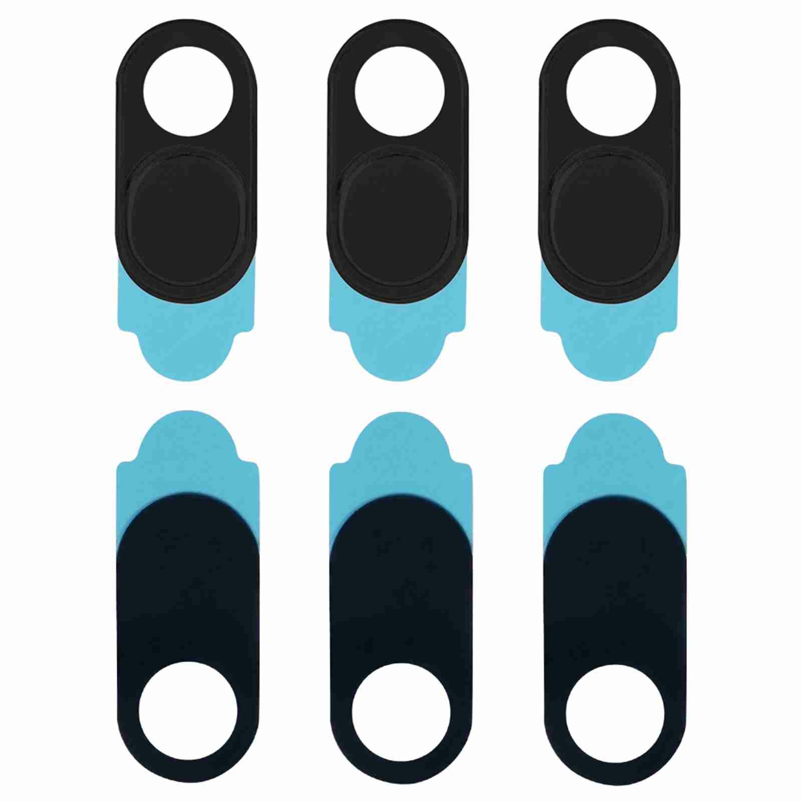 3 штуки Металлическая Крышка для Объективов Напылительная Защитная Наклейка для Веб-камер Смартфоны Планшеты (Серебристый)