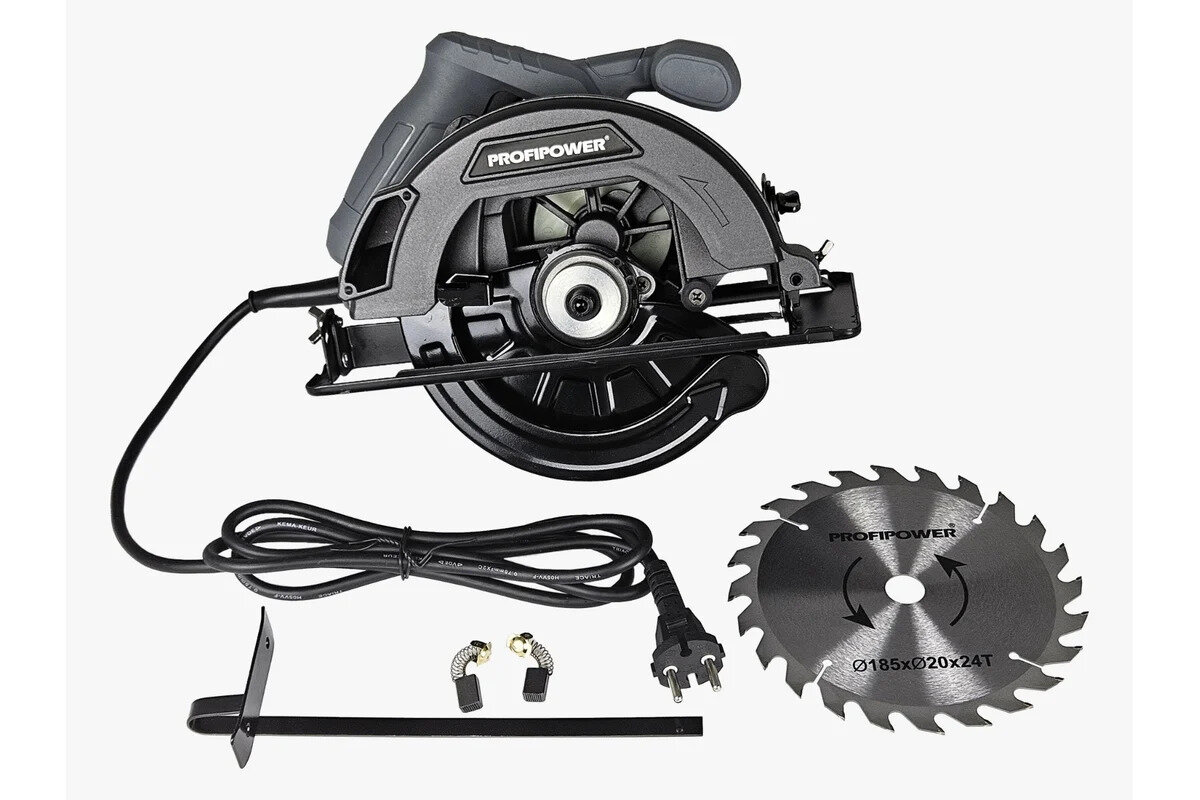 Пила циркулярная ДП-185 1200Вт Profipower E0265