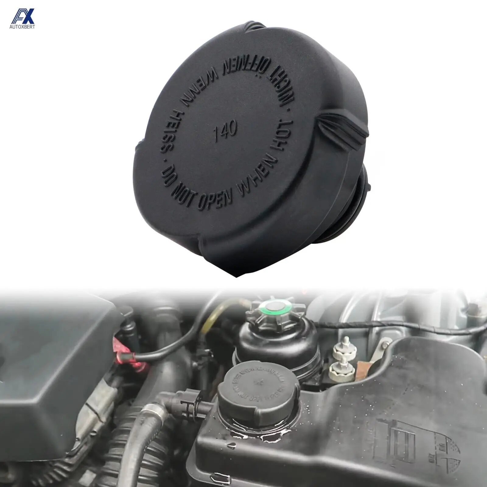 Крышка автомобильного расширительного бака, крышка радиатора для BMW 3 5 6 7 серии E46 E36 E39 E61 E64 E65 X3 17111742232, сменные автомобильные аксессуары