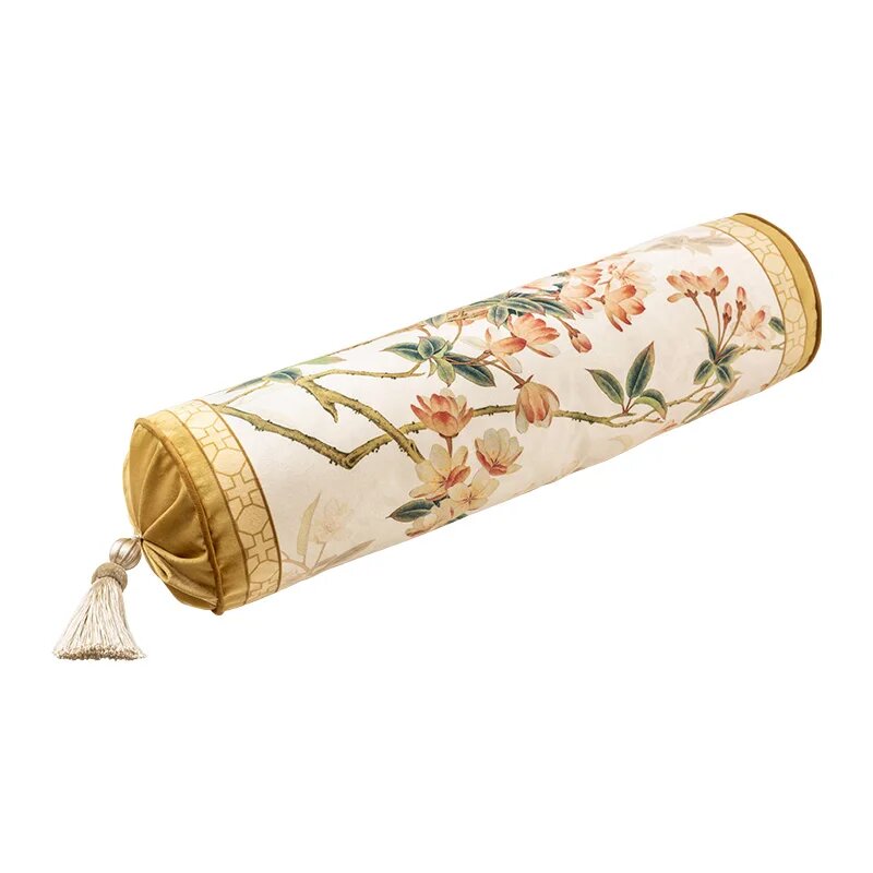 Декоративная подушка-валик Formaso, бархат, PRINTED, As Picture, 60x12cm With Insert