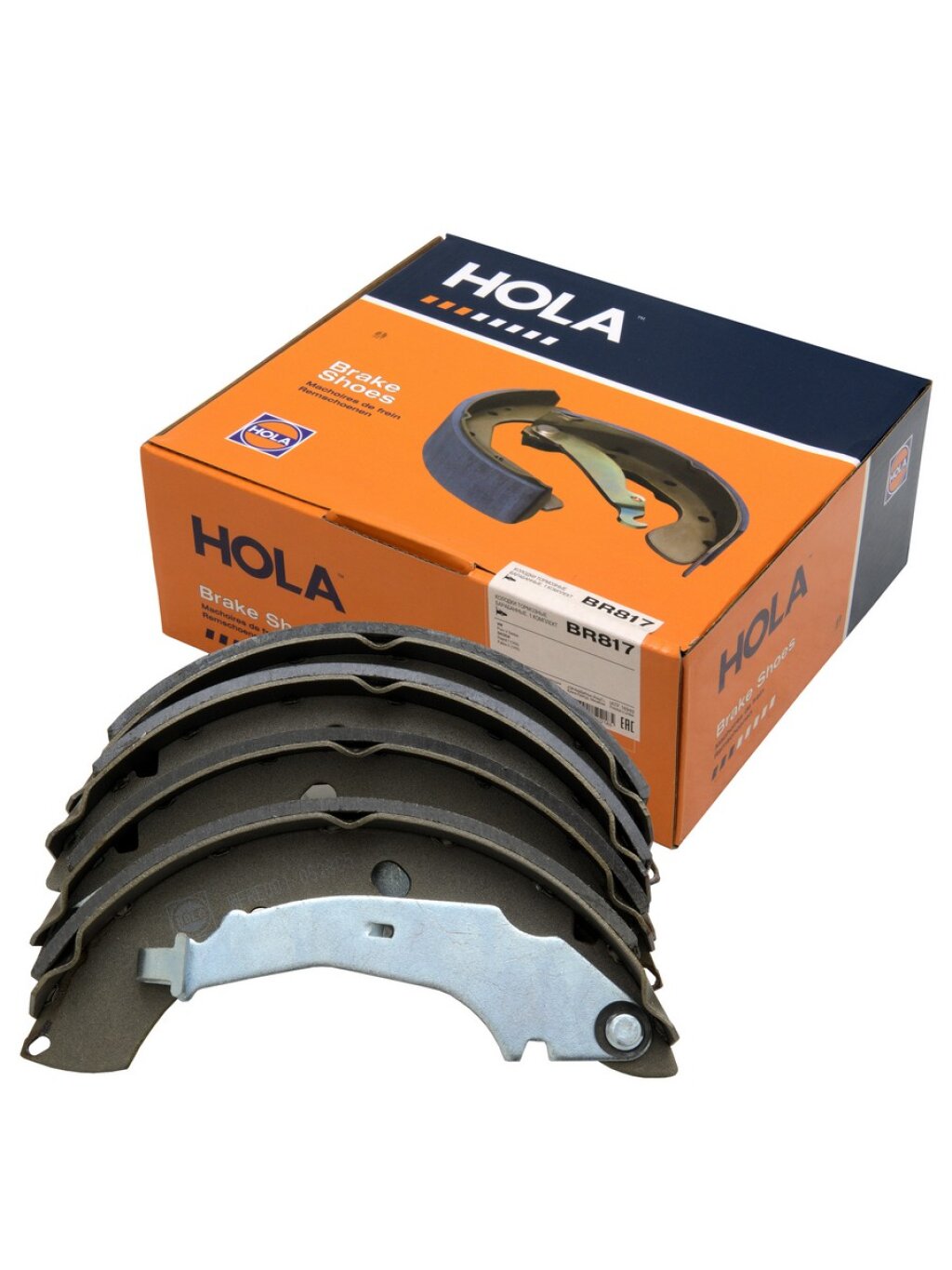 Колодки тормозные барабанные задние HOLA BR817
