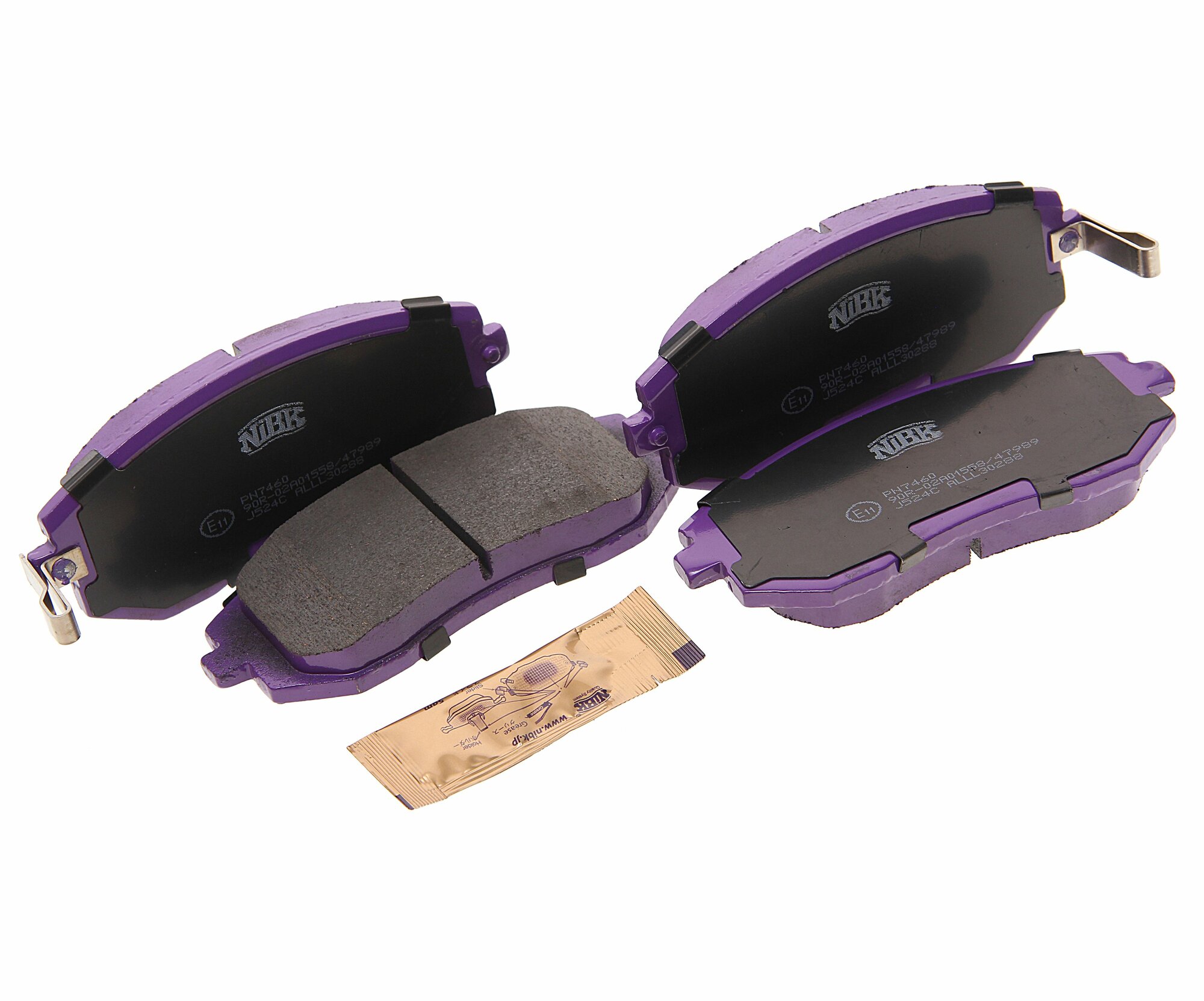 Колодки тормозные передние (4шт.) NiBK Арт. PN7460 / SUBARU Impreza, Legacy, Forester