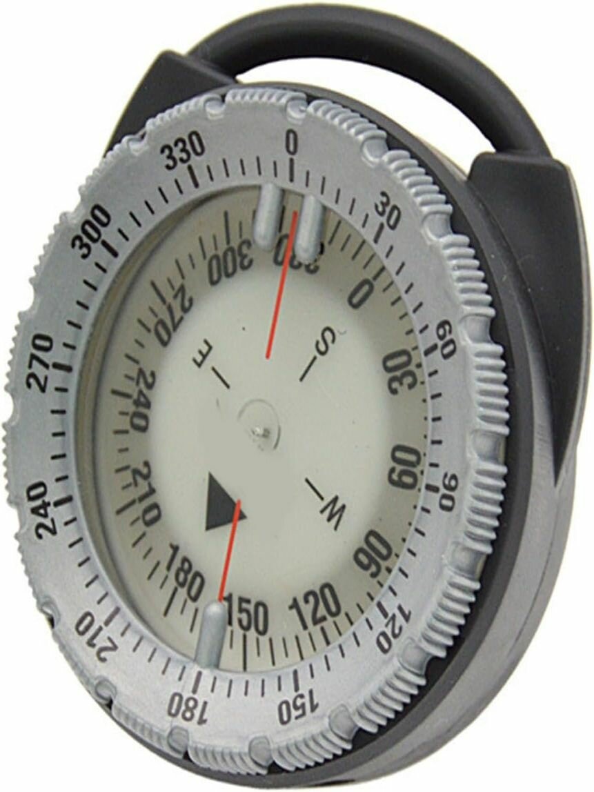 50-метровый мощный магнитный водолазный компас, подводный световой компас с зажимом для труб