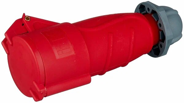 Розетка силовая переносная ИЭК. ССИ-224 IP44 32А-6Ч 380-415В PSN22-032-4