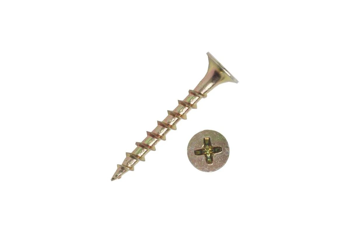 Zitar Саморез ШСГД 3,8x25, ведро 1000 шт, желт. цинк, 160131 для гипсокартона