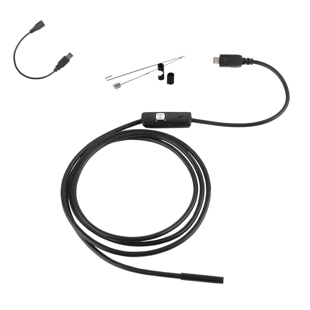 6 LED USB Змеиный Эндоскоп Бороскоп Инспекционная Камера Прицел Для ПК Телефона