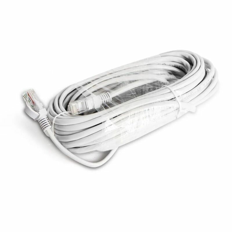 Кабель Ethernet RJ45 CAT5/CAT-5e, сетевой кабель для видеонаблюдения, сетевой кабель для IP-камеры видеонаблюдения, цвет серый