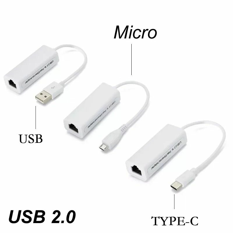 USB 2.0 Micro для сетевой карты LAN адаптер Ethernet RJ45 10/100 Мбит/с интернет-кабель для Android ПК ноутбука планшета телефона Windows XP