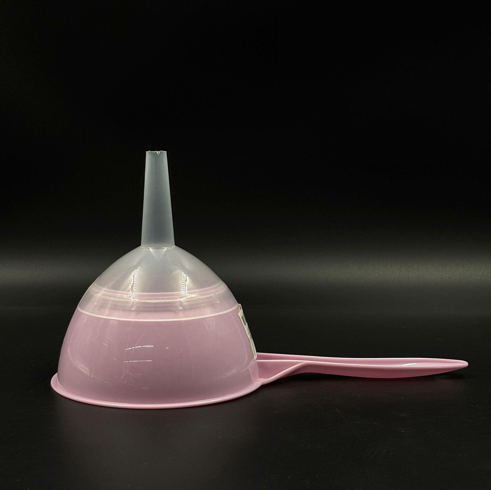 Воронка кухонная с ситом для бутылок и банок с узким носиком, пластиковое сито 12см