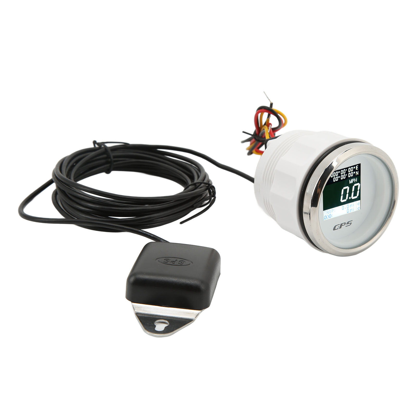52 -миллиметровый GPS Speedometer Odometer DC 9–32V Пробег IP67.