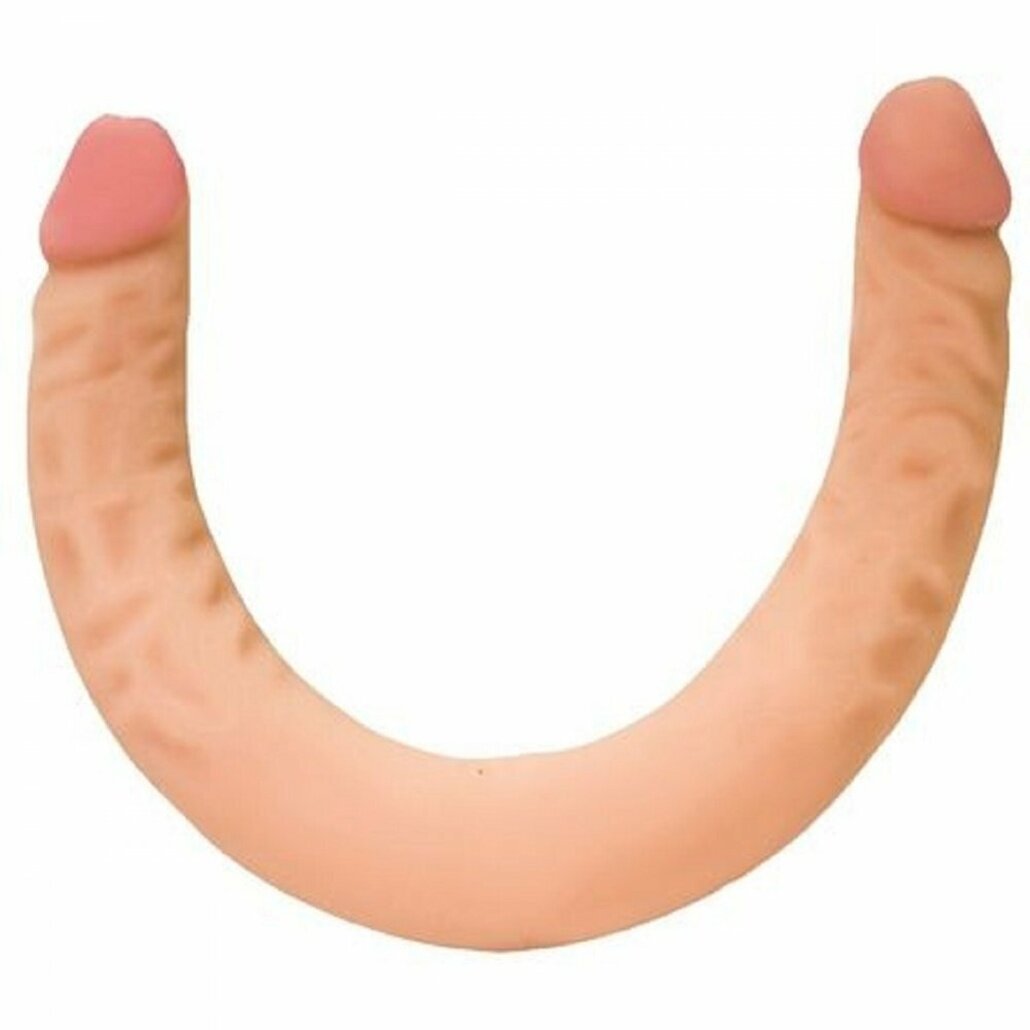 Фаллоимитатор двухсторонний 42см, диаметр 3.5-4см, киберкожа