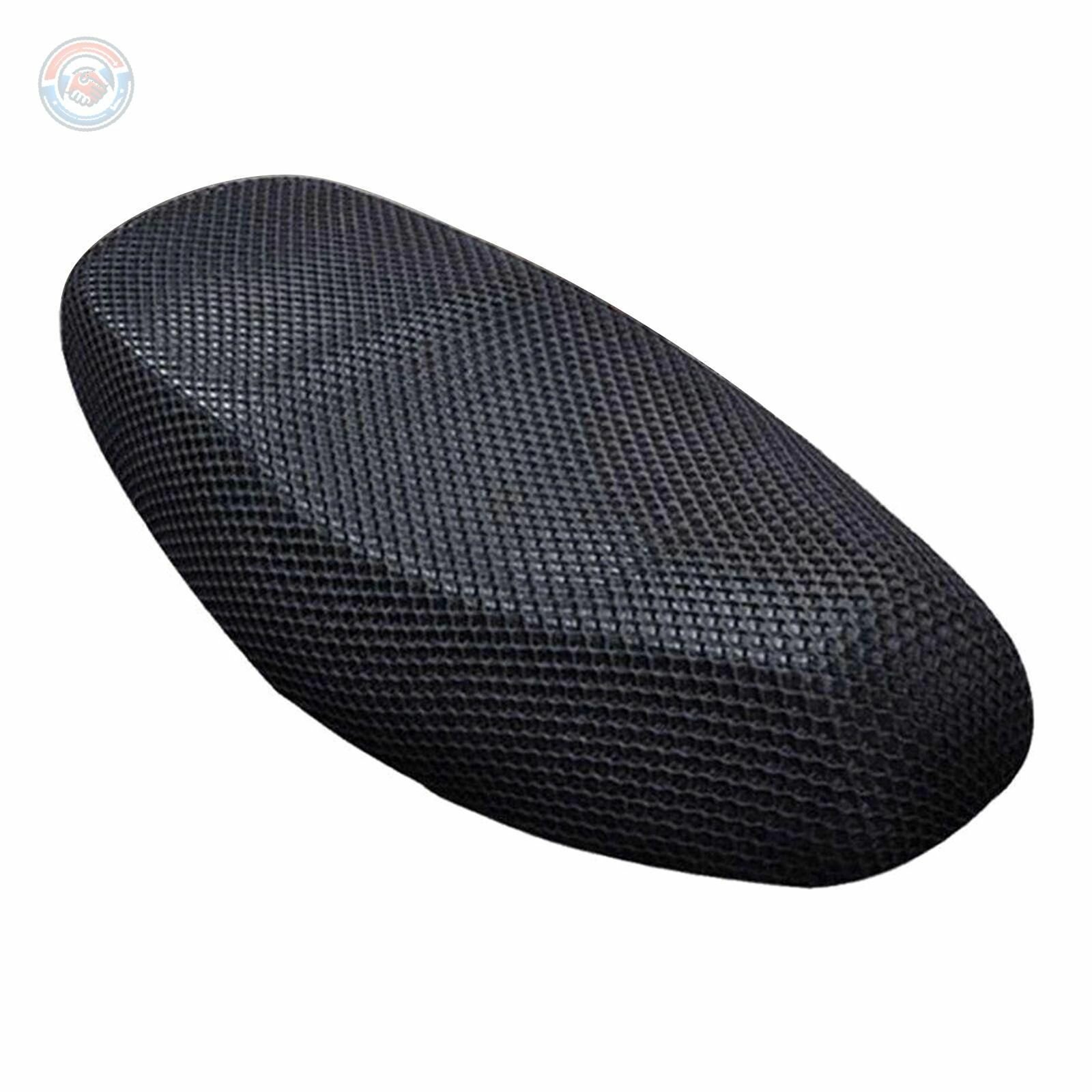 Универсальный дышащий чехол на мотоциклетное сиденье из 3D сетки, всесезонная противоскользящая защита от жары и влаги, подходит для скутера и мотоцикла