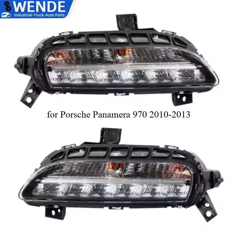 97063108103 97063108203 Автомобильные противотуманные фары, передний бампер, дневные ходовые огни, лампа переднего бампера для Porsche Panamera 970 2010-2013 left