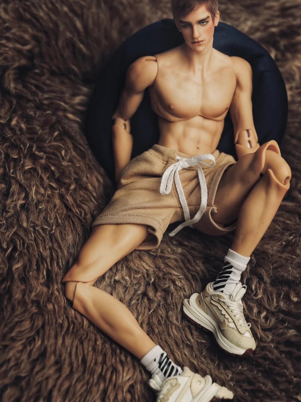 Bai ling Мужская кукла BJD из резины normal skin, makeup