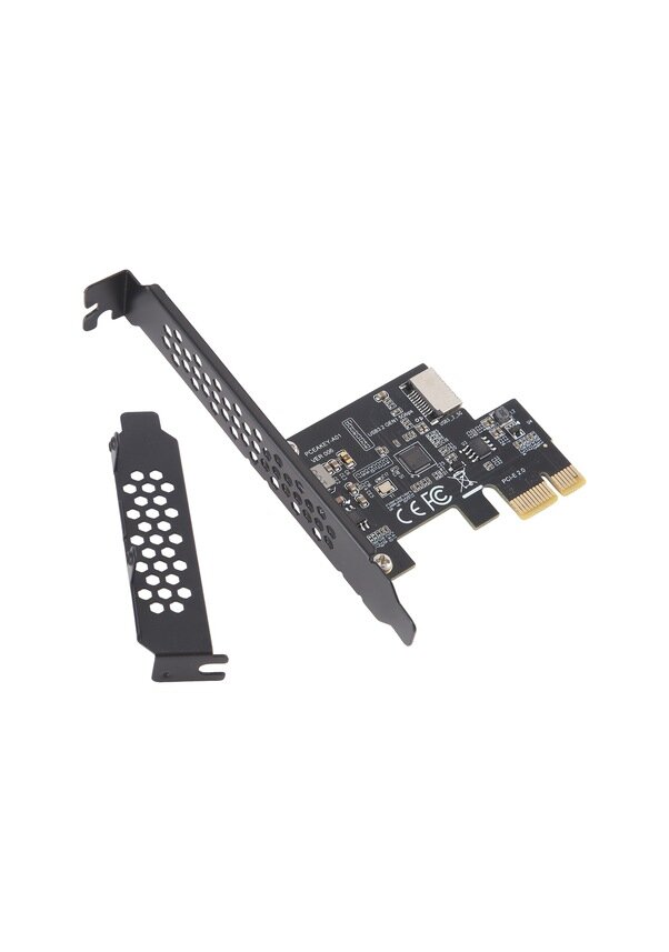 Плата расширения PCI-e 1x на USB 3.2 Gen1 5 Гбит/с Type-e A-key Asm1042a
