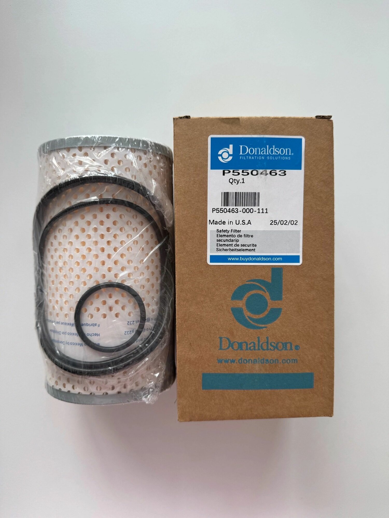 Фильтр P550463 топливного сепаратора Freightliner Volvo VNL International Peterbilt Kenworth