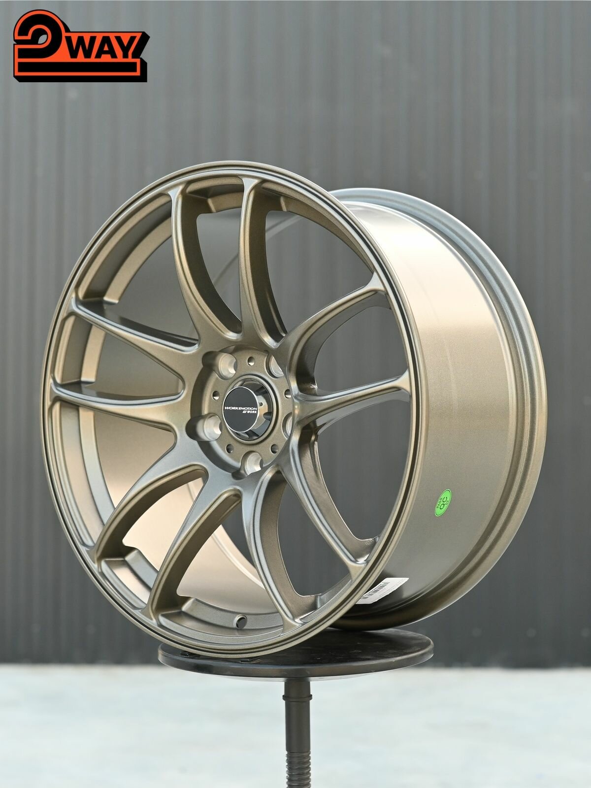 Диск Taigiro Work CR-Kai, R18, 8.5 J, ET+35, матово-бронзовый